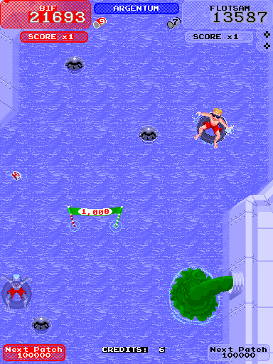 Screenshot of Toobin' (Arcade, 1988) - MobyGames