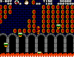 Screenshot of Super Boy 4 (SEGA Master System, 1992) - MobyGames