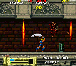 Screenshot of The Astyanax (Arcade, 1989) - MobyGames