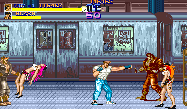 Screenshot of Final Fight (Arcade, 1989) - MobyGames