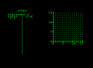 Screenshot of Zone X (Commodore PET/CBM, 1978) - MobyGames
