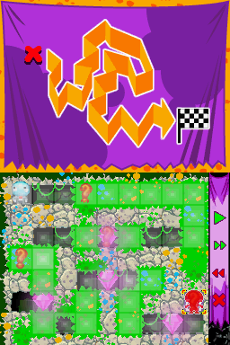 Screenshot of Boulder Dash Rocks! (Nintendo DS, 2007) - MobyGames