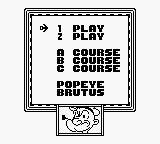 Screenshot of Popeye (Game Boy, 1990) - MobyGames