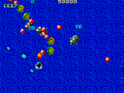 Screenshot of Ark Area (Arcade, 1987) - MobyGames