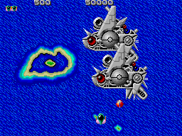 Screenshot of Ark Area (Arcade, 1987) - MobyGames