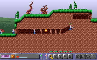 Screenshot of Diggers (Amiga CD32, 1993) - MobyGames