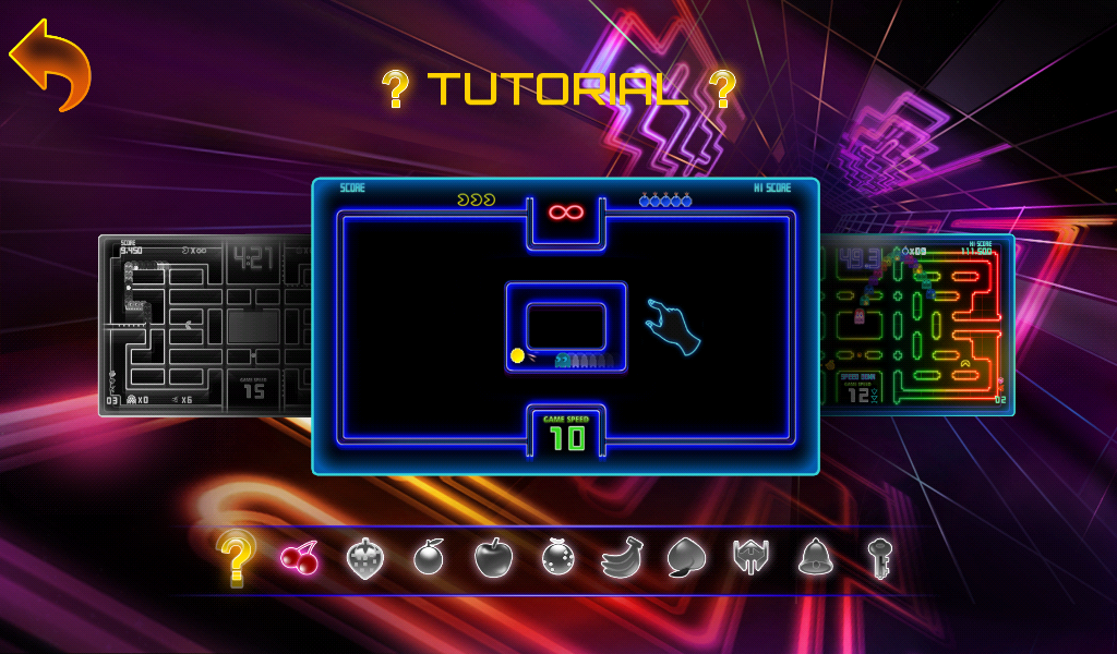 Screenshot of Pac-Man: Championship Edition DX (Android, 2010) - MobyGames