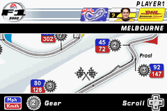 Screenshot of F1 2002 (Game Boy Advance, 2003) - MobyGames