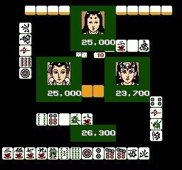 Screenshot of Mahjong Taikai (NES, 1985) - MobyGames