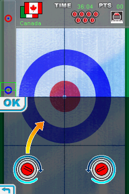 Screenshot of Curling DS (Nintendo DS, 2006) - MobyGames