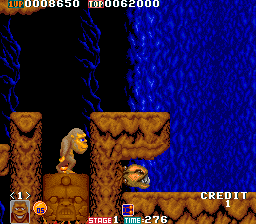 Screenshot of Toki (Arcade, 1989) - MobyGames