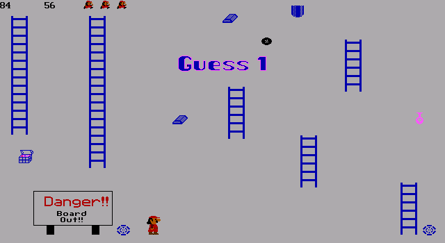 Screenshot of Aldo Again (DOS, 1989) - MobyGames