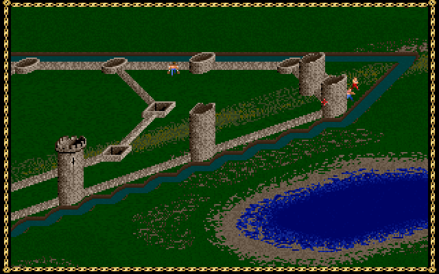 Screenshot of Castles (DOS, 1991) - MobyGames