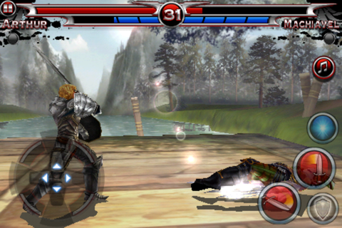 Screenshot of Blades of Fury (iPhone, 2009) - MobyGames