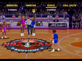 Screenshot of NBA Jam Tournament Edition (SEGA 32X, 1994) - MobyGames