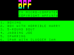 Boxing (1978) - MobyGames