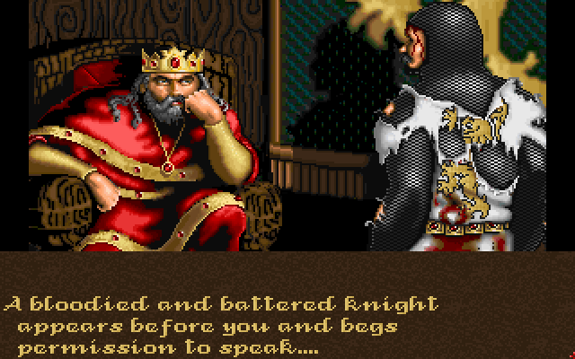 Screenshot of Castles (DOS, 1991) - MobyGames