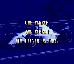 Screenshot of F1: World Championship Edition (SNES, 1995) - MobyGames