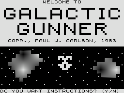Galactic Gunner (1983) - MobyGames