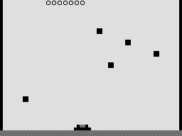 Screenshot of Centipede (ZX81, 1981) - MobyGames