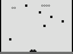Screenshot of Centipede (ZX81, 1981) - MobyGames