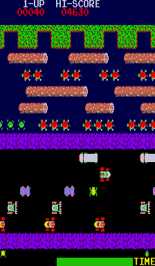 Screenshot of Frogger (Arcade, 1981) - MobyGames