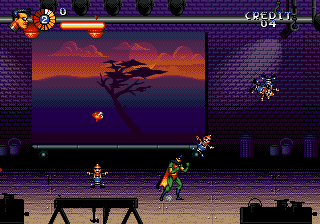 Screenshot of The Adventures of Batman & Robin (Genesis, 1995) - MobyGames