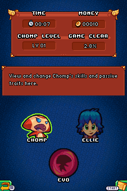 Screenshot of Monster Tale (Nintendo DS, 2011) - MobyGames