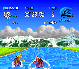 Screenshot of Full Throttle: All-American Racing (SNES, 1994) - MobyGames