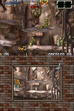 Screenshot of Metal Slug 7 (Nintendo DS, 2008) - MobyGames