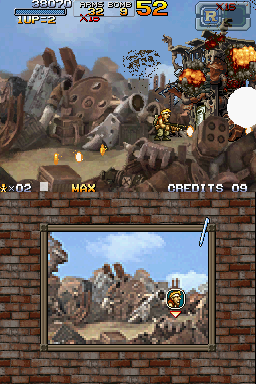 Screenshot of Metal Slug 7 (Nintendo DS, 2008) - MobyGames