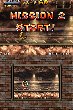 Screenshot of Metal Slug 7 (Nintendo DS, 2008) - MobyGames