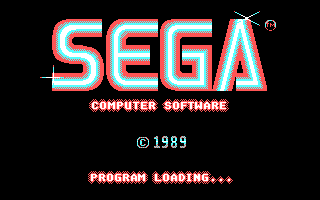 Screenshot of OutRun (DOS, 1986) - MobyGames