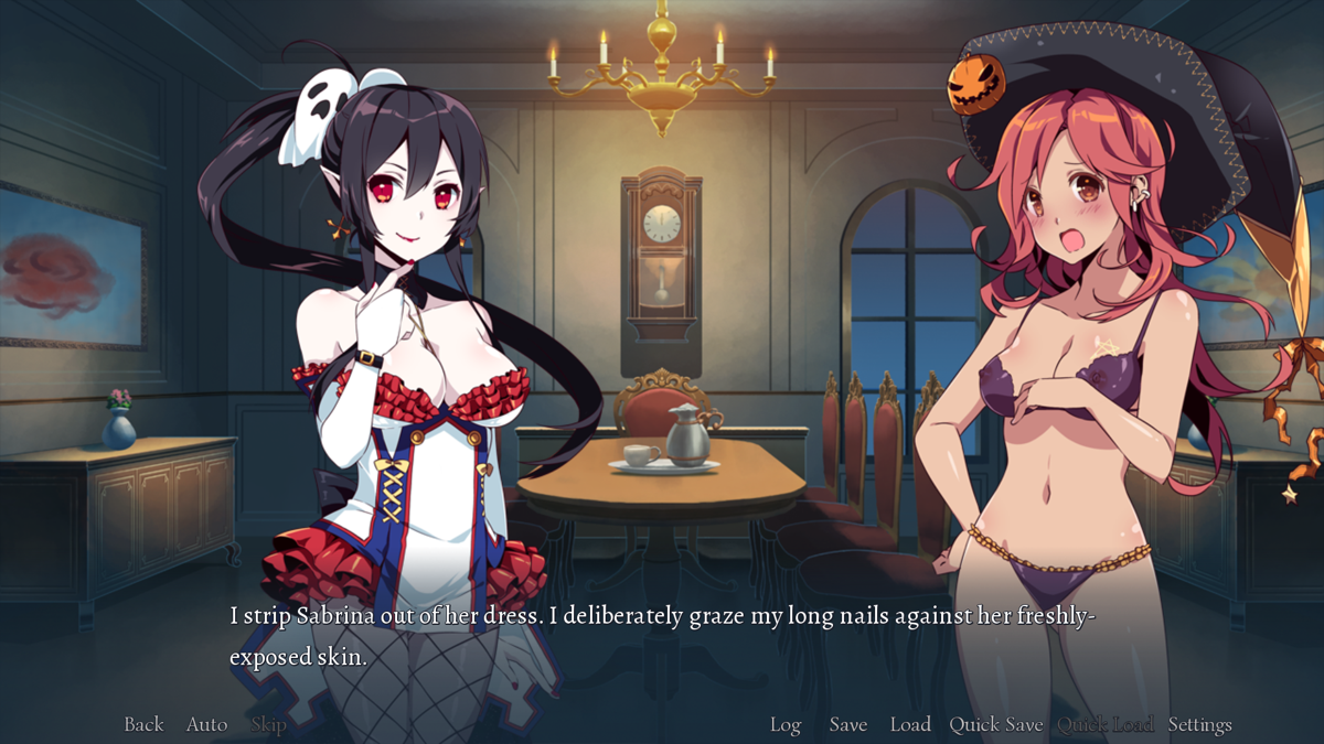 Screenshot of Sakura Halloween (Windows, 2017) - MobyGames