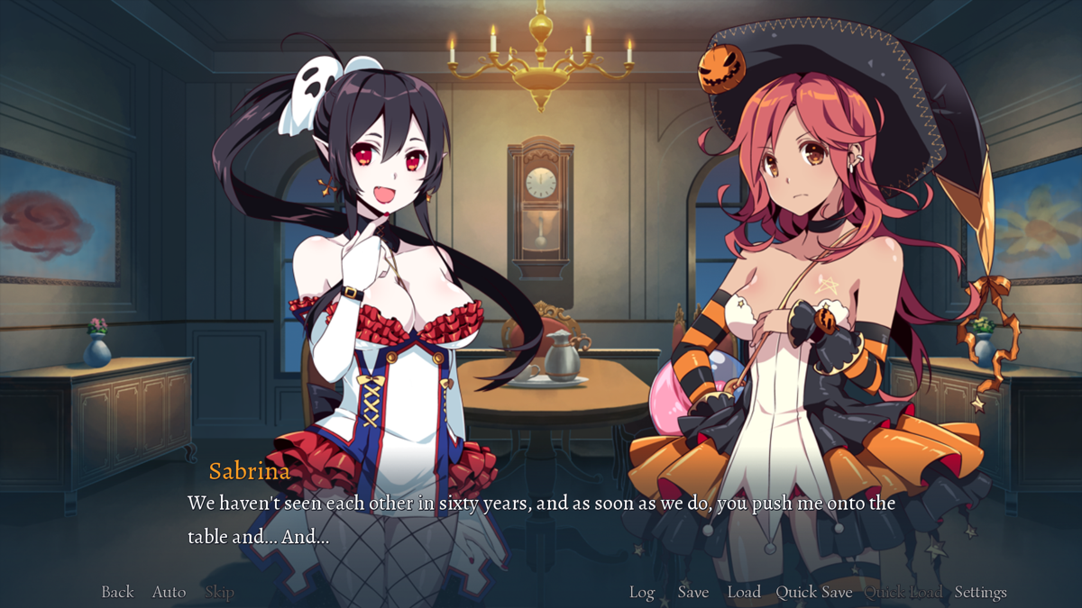 Screenshot of Sakura Halloween (Windows, 2017) - MobyGames