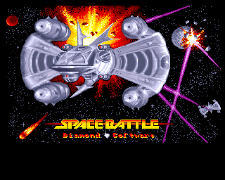 Screenshot of Space Battle (Amiga, 1987) - MobyGames