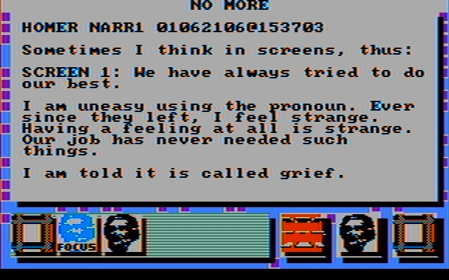 Screenshot of Portal (PC Booter, 1986) - MobyGames