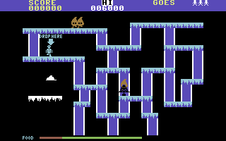 Screenshot of The Snowman (Commodore 64, 1984) - MobyGames