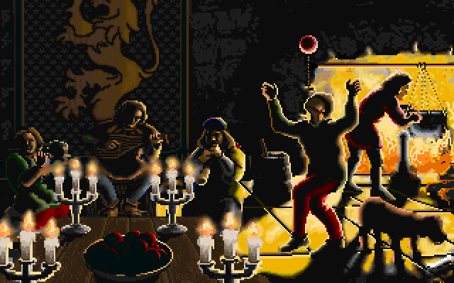 Screenshot of Castles (DOS, 1991) - MobyGames