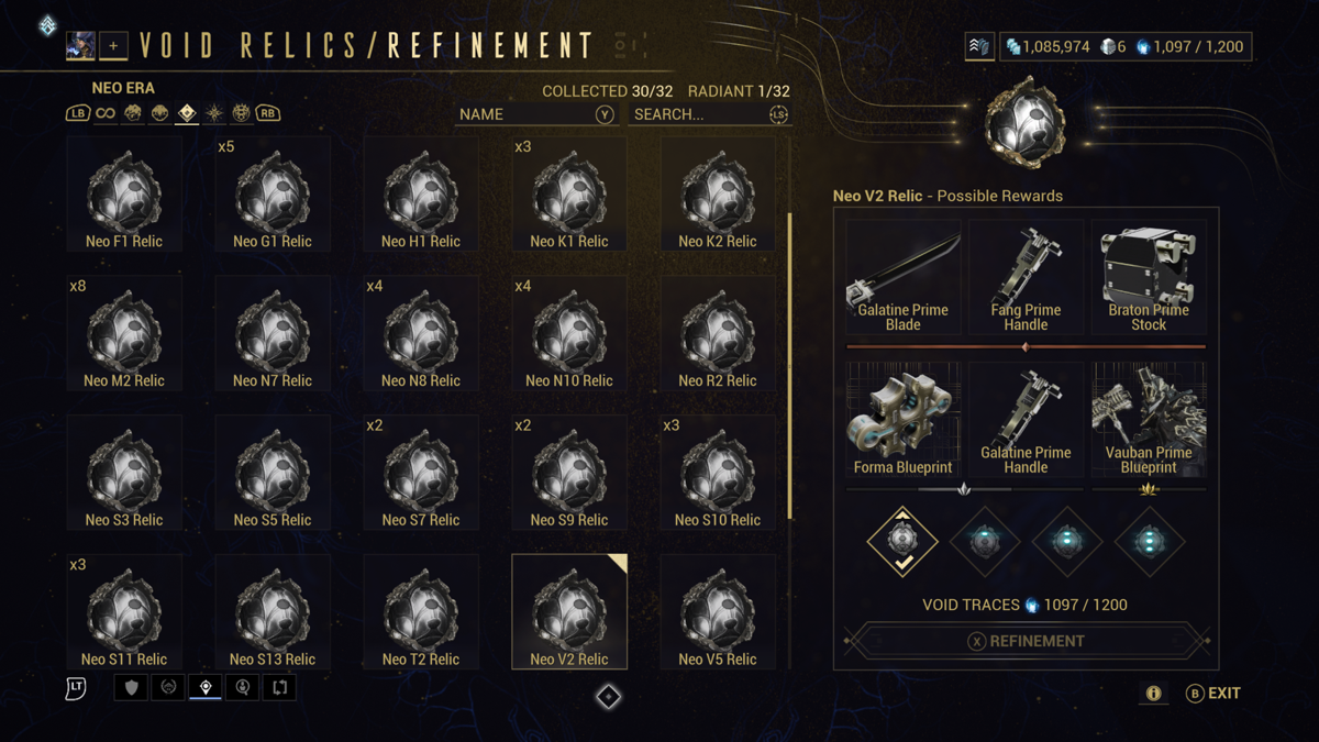 Screenshot of Warframe: Prime Vault - Vauban Prime Pack (Xbox One, 2019 ...