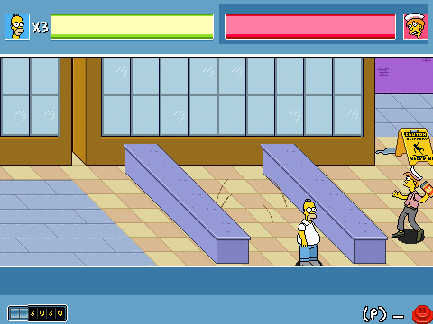 Screenshot of The Simpsons Arcade (BlackBerry, 2009) - MobyGames