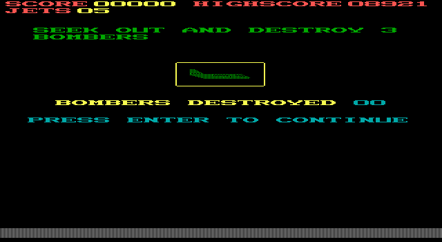 Screenshot of Jumpjet (DOS, 1990) - MobyGames
