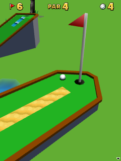 Screenshot of 3D Mini Golf: Castles (J2ME, 2005) - MobyGames