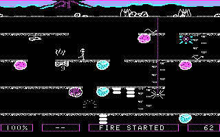 Screenshot of Dino Eggs (PC Booter, 1983) - MobyGames