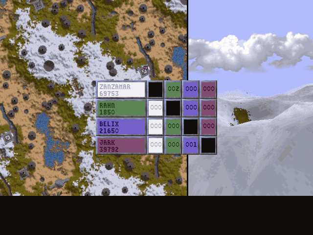 Screenshot of Magic Carpet 2: The Netherworlds (DOS, 1995) - MobyGames