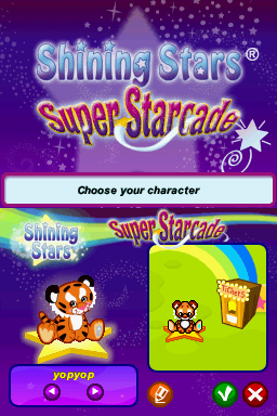Screenshot of Shining Stars: Super Starcade (Nintendo DS, 2008) - MobyGames