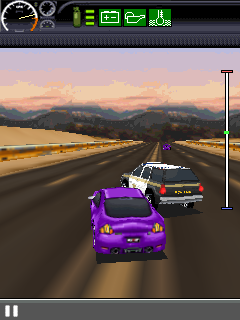 Screenshot of The Fast and the Furious: Fugitive 3D (J2ME, 2007) - MobyGames