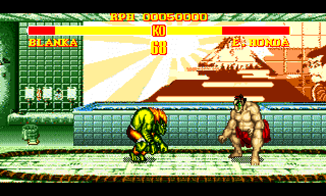 Screenshot of Super Street Fighter II (Amiga, 1993) - MobyGames