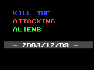 Kill the Attacking Aliens (2003) - MobyGames