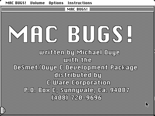 MacBugs! (1985) - MobyGames